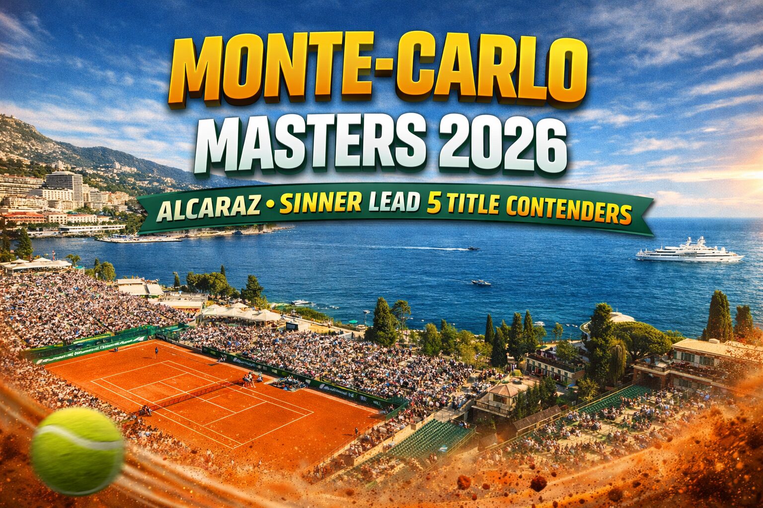 Monte-Carlo Masters 2026: Alcaraz, Sinner Lead Title Contenders - CRUSH ...