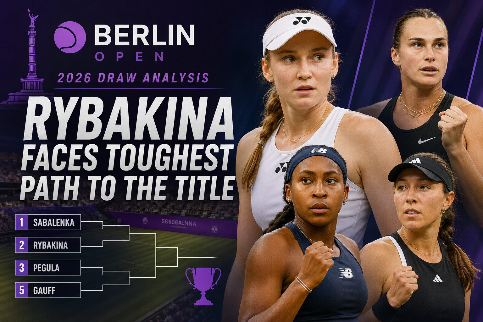 2026 Berlin Open Draw Analysis: Rybakina Faces Toughest Path to the ...