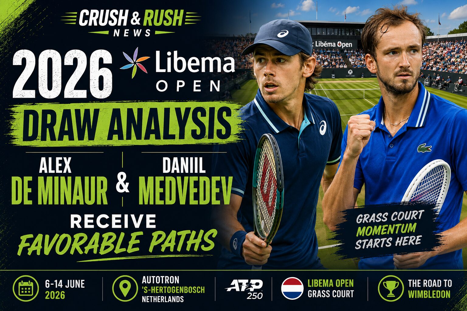 2026 Libema Open Draw Analysis: Alex de Minaur and Daniil Medvedev ...